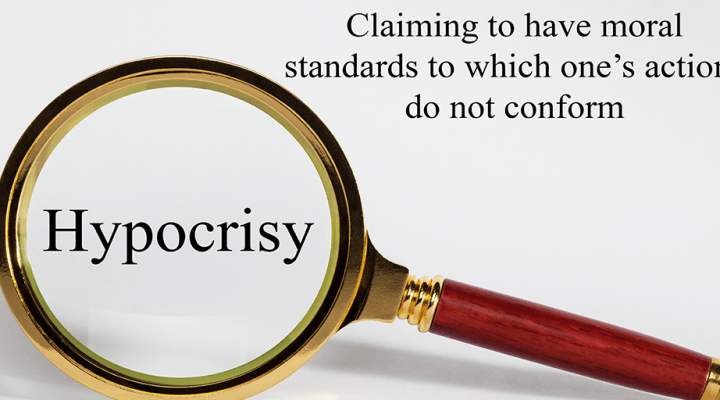 A Word On Hypocrisy