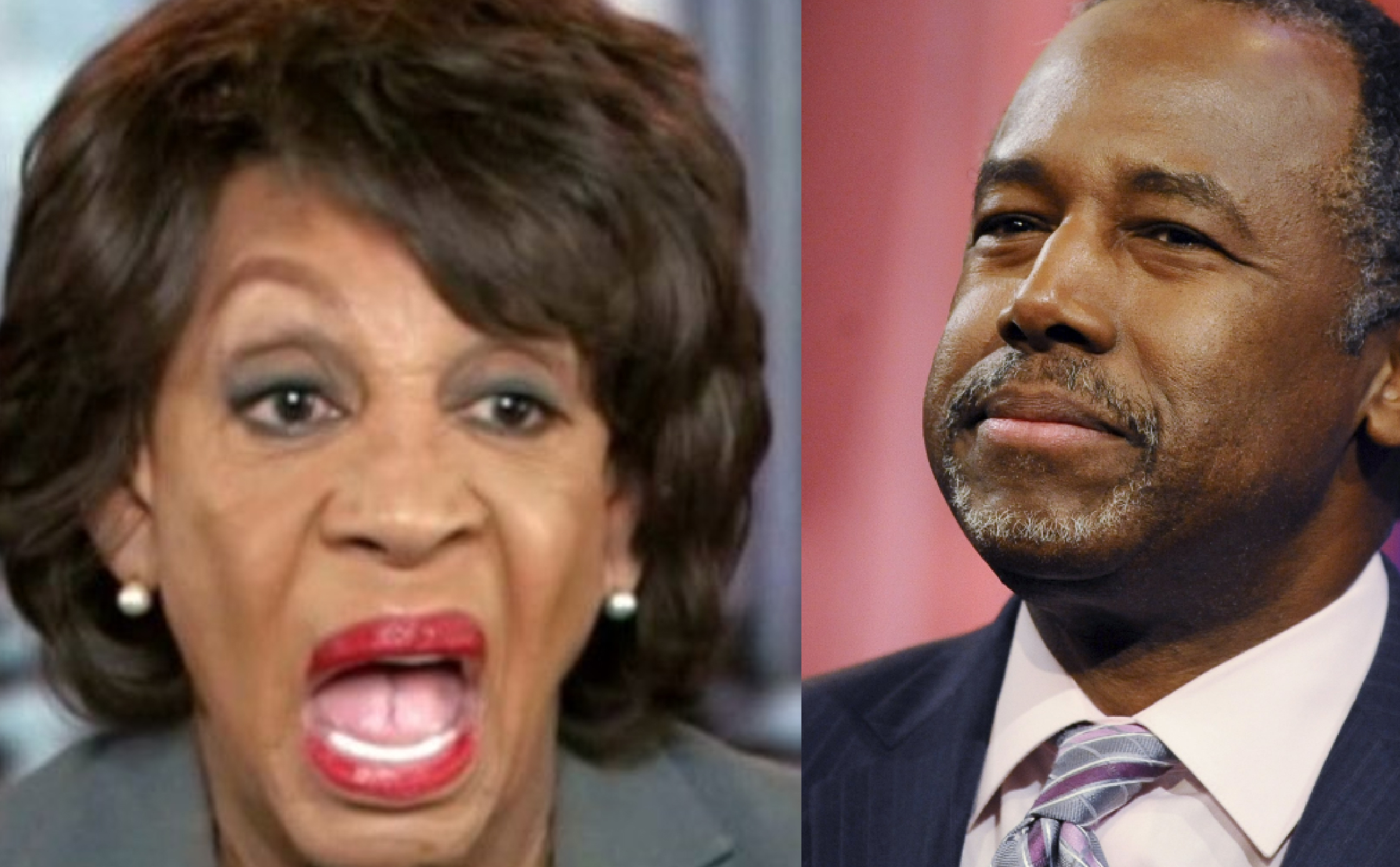 Ben Carson Says Maxine Waters is a ‘Showboating Opportunistic Shameless ...