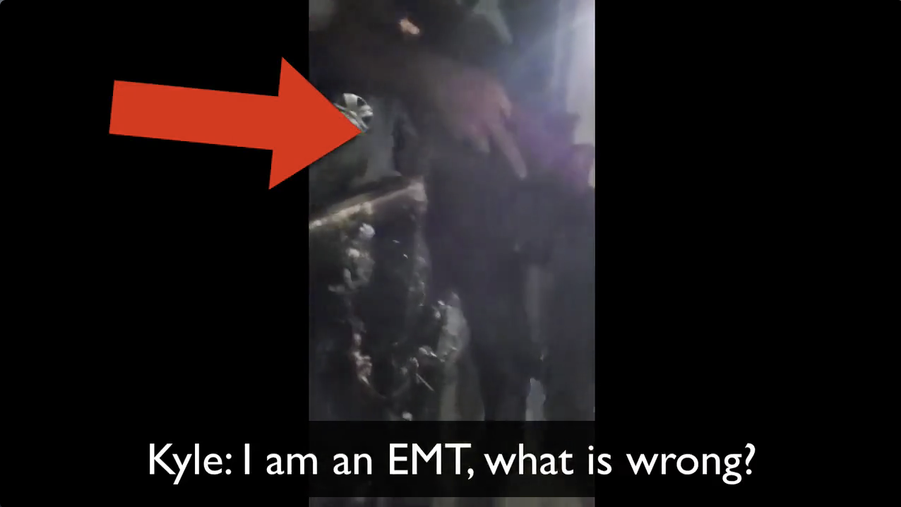 New Footage Emerges Showing Kyle Helping Injured
