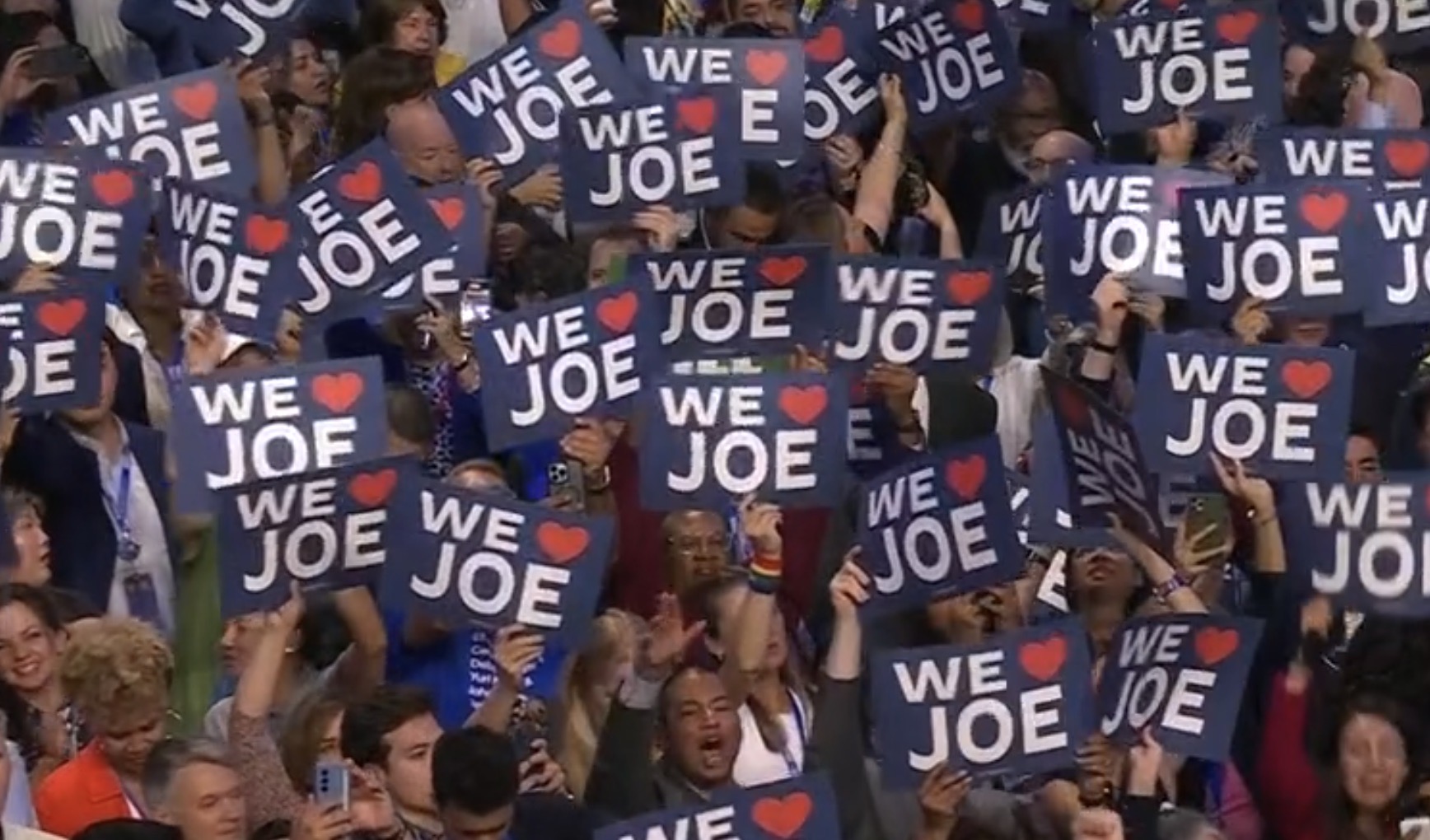 Democrats Chant “We Love Joe” at Convention... As They Kick Him to the Curb